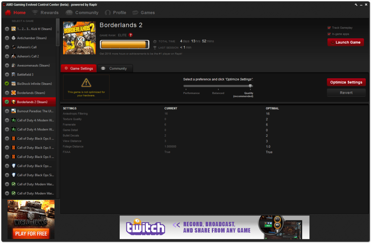 AMD Releases ‘Gaming Evolved’ App to Compete with NVIDIA’s GeForce ...