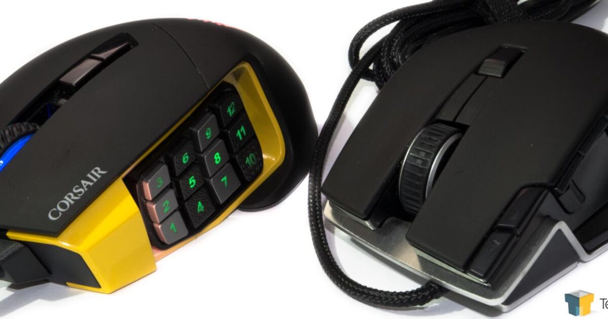 Corsair Scimitar RGB & M90 Side-by-Side – Techgage