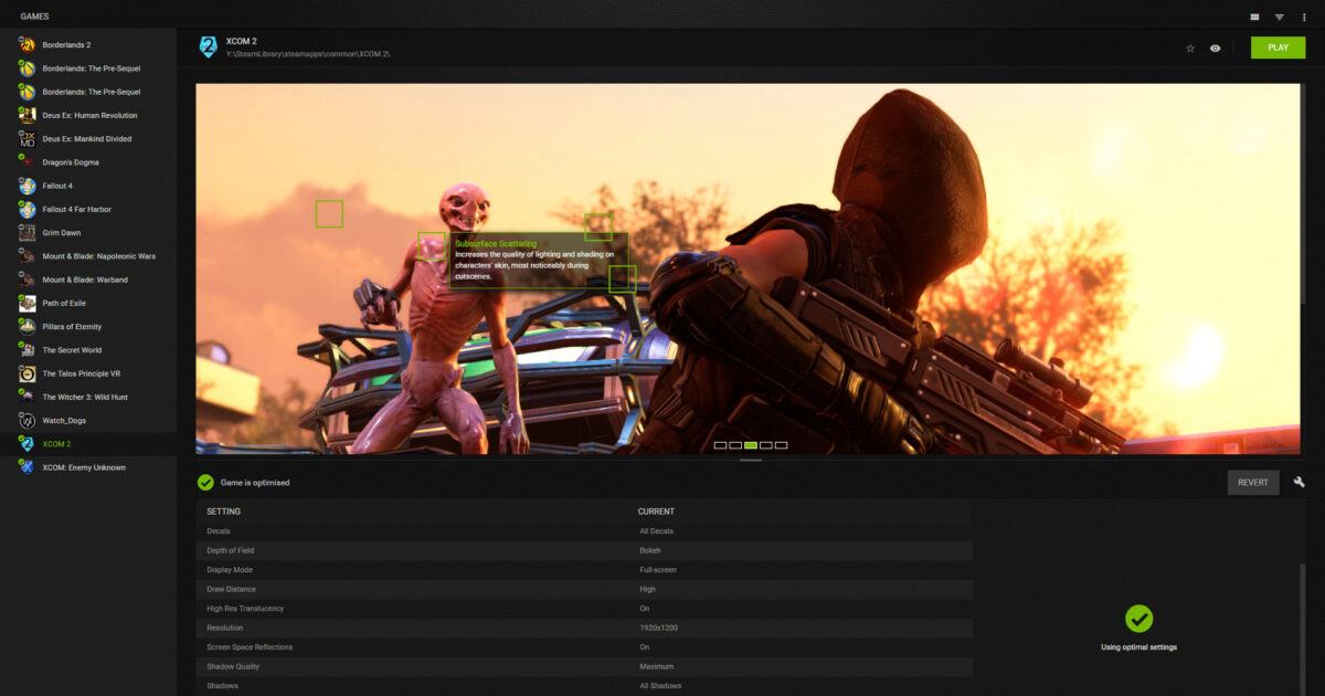 NVIDIA GeForece Experience – Optimize Settings – Techgage
