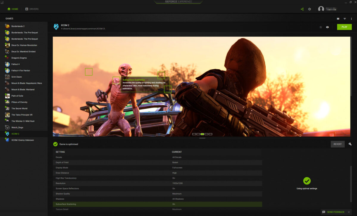 NVIDIA GeForece Experience – Optimize Settings – Techgage