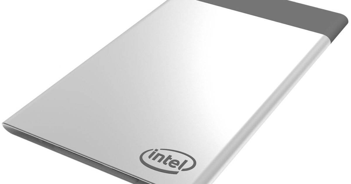 Intel Launches Four Compute Cards – The Credit Card Sized Micro ...