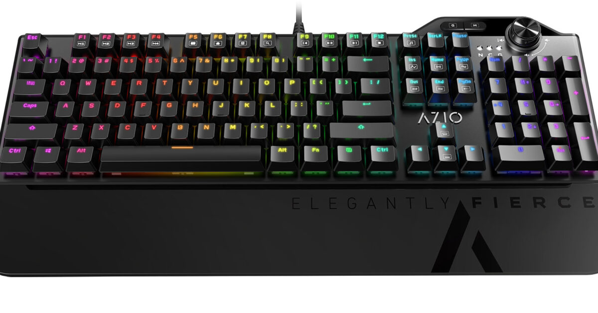 AZIO MGK L80 RGB Mechanical Gaming Keyboard Review – Techgage