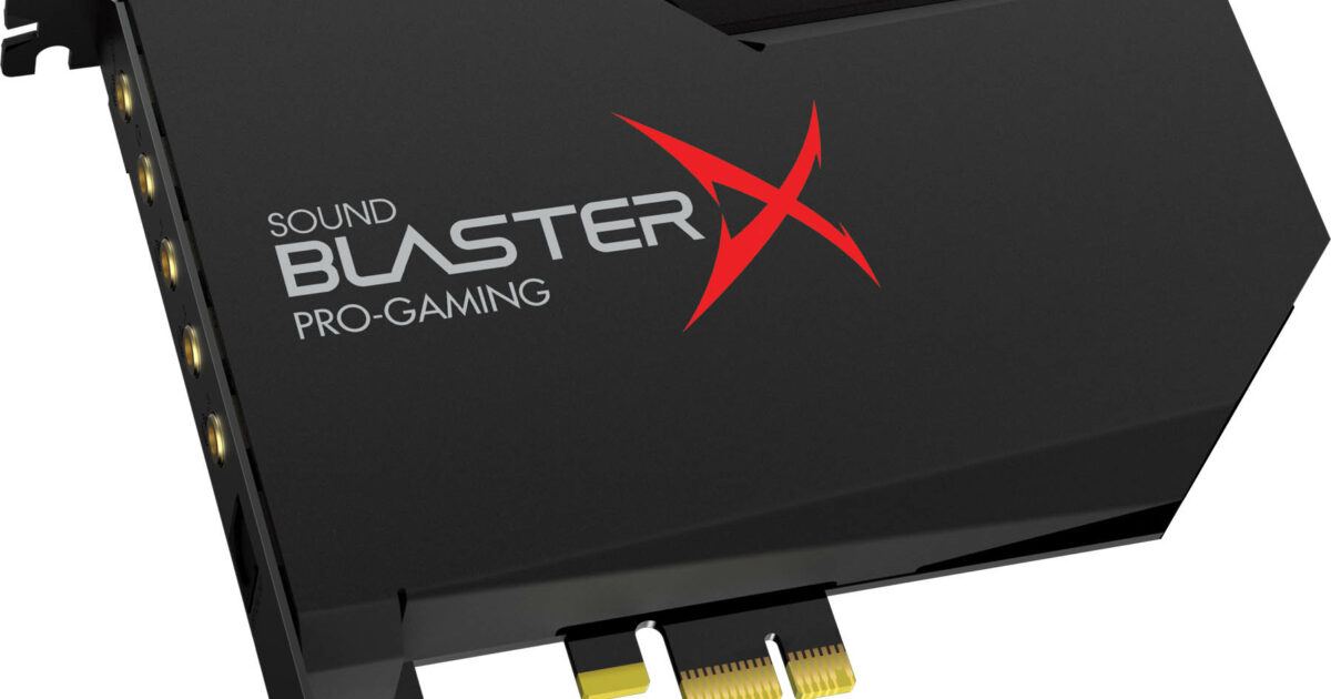 Creative Announces Sound BlasterX AE-5 – Gaming Soundcard Complete With ...