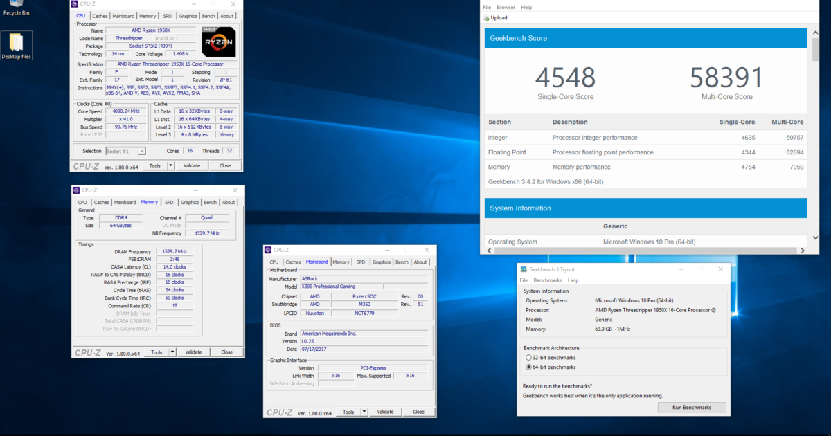 First Ryzen Threadripper 1950X Benchmark Results Paint A Pretty Picture ...