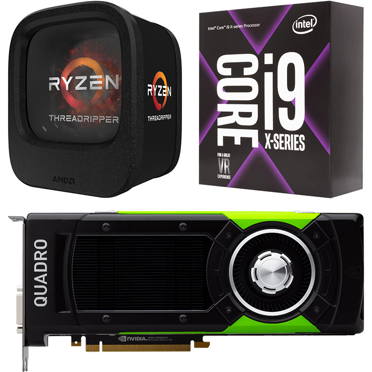 Battle of the Workstations: AMD Ryzen Threadripper vs Intel Core X ...