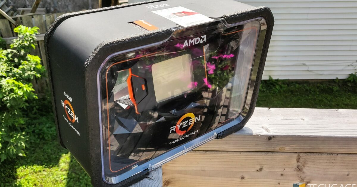 Unboxing AMD’s Ryzen Threadripper 2990WX 32-Core Workstation Processor ...