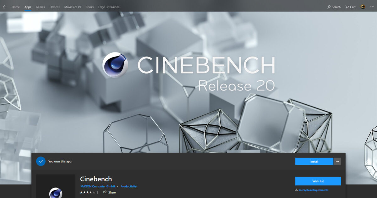 MAXON Releases Cinebench R20, Enhances CPU Test, Drops GPU Test – Techgage