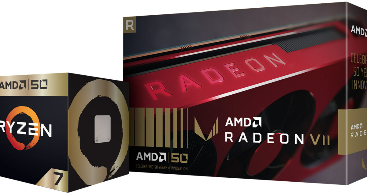 AMD Releases Special Edition 50th Anniversary Ryzen 7 2700X & Radeon ...