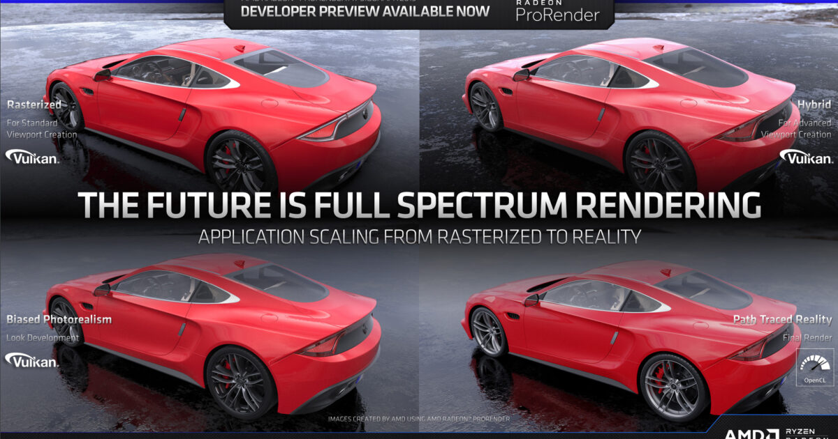 AMD Talks New Radeon ProRender Integrations, New Plugin Versions, And ...