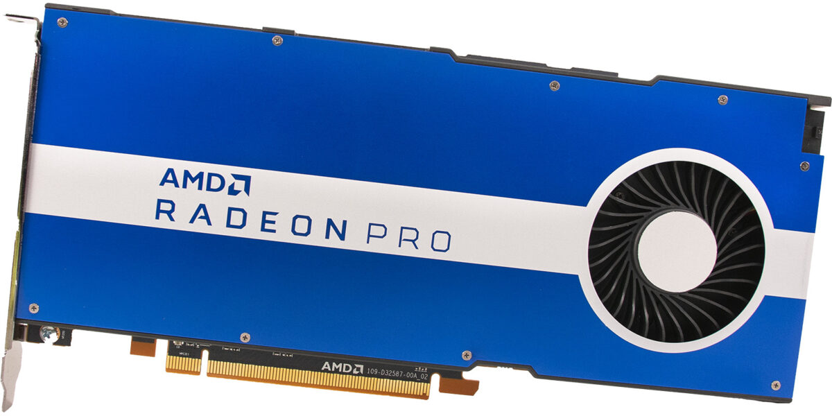 Mid-range Pro Navi: AMD Radeon Pro W5500 Workstation Graphics Card ...