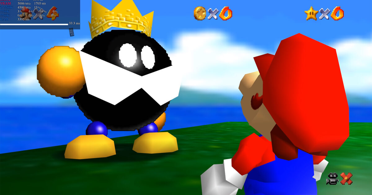 Super Mario 64 Gets A Native (Unofficial) PC Port, Can Take Advantage ...