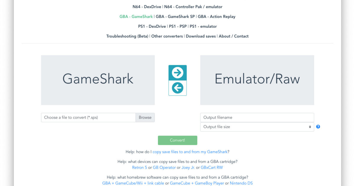 New Online Tool Converts Saved Game Files To Formats Emulators Can Use ...